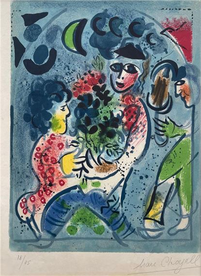 Marc Chagall | Frontispiece from Chagall Lithographe Volume III, 1969 ...