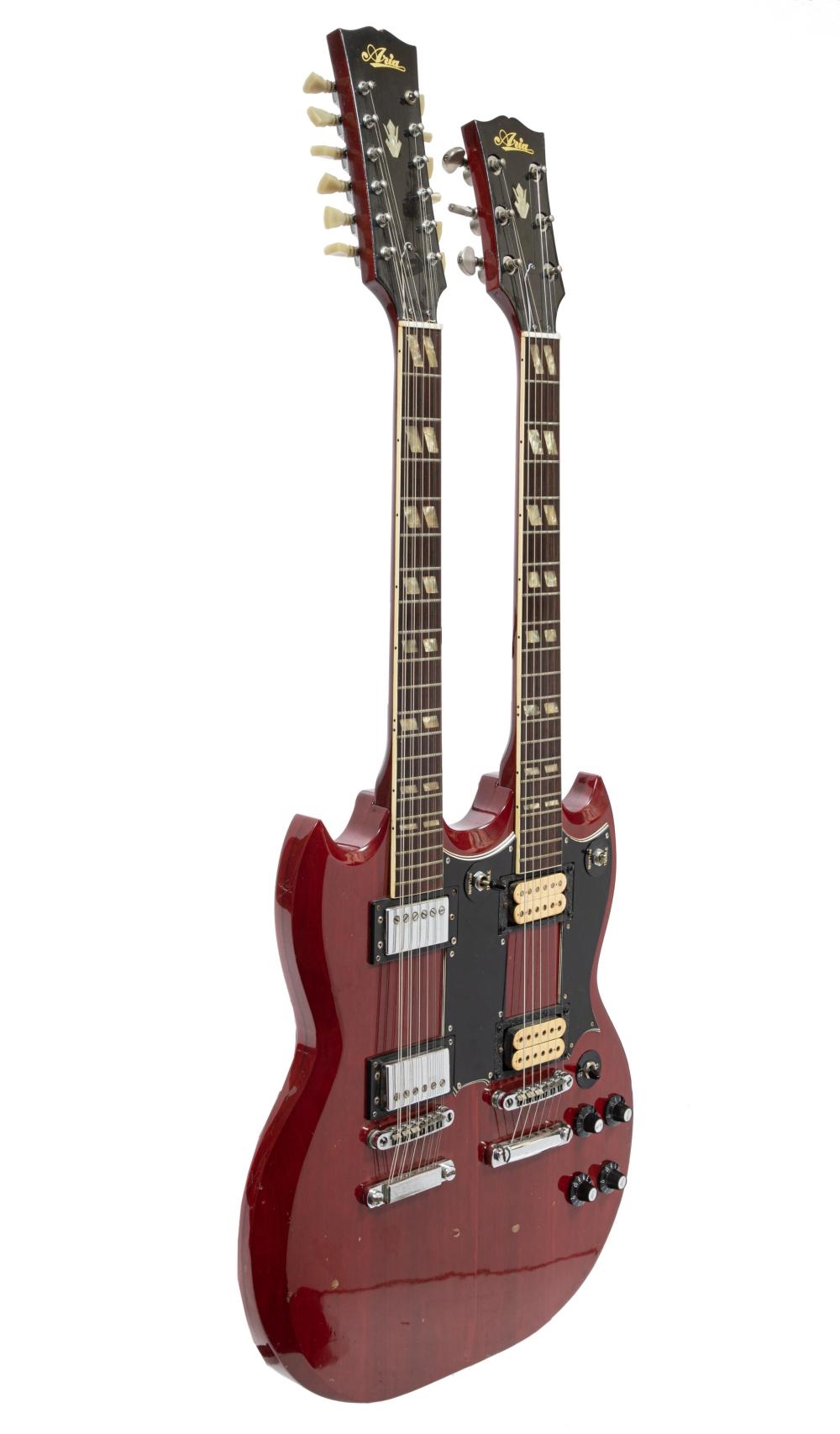 sWitches | Aria Double Neck 6-12 String Electric Guitar | MutualArt