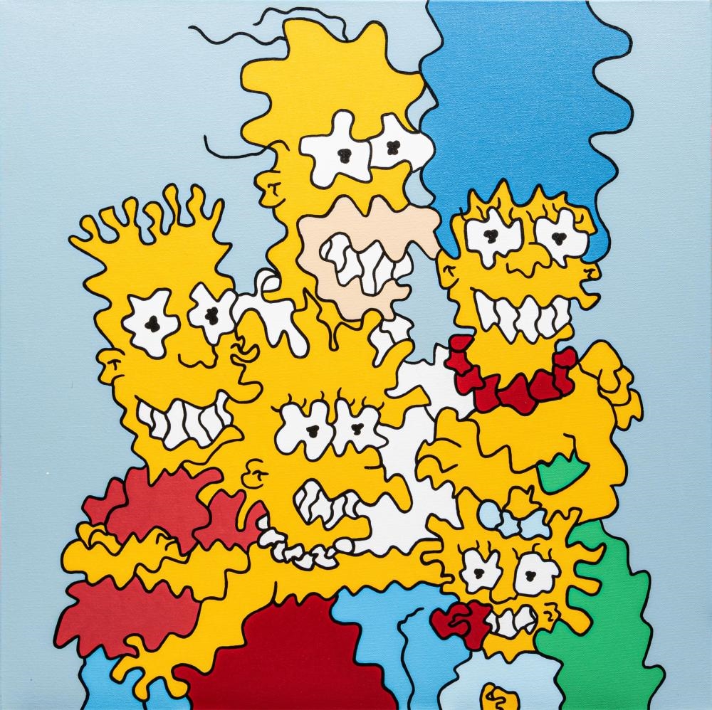 Wizard Skull | 15th Painting of 2022: The Simpsons (20) | MutualArt