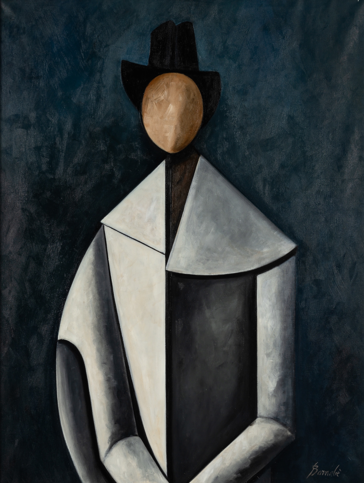 Duilio Barnabè | Man in a Black Hat | MutualArt