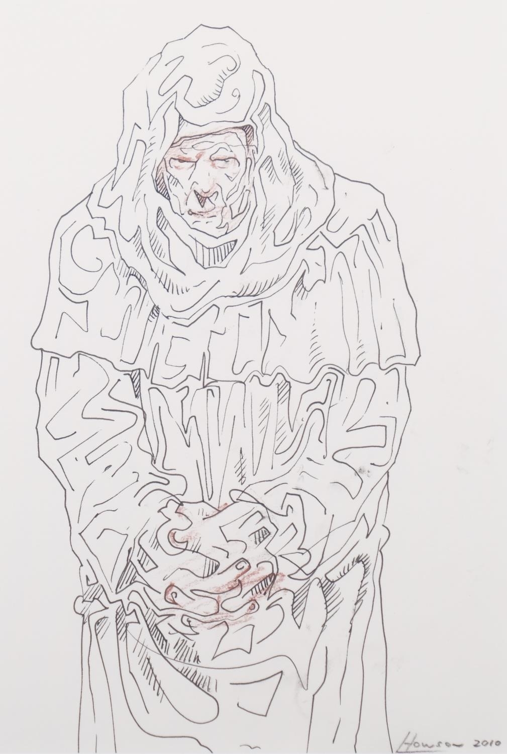 Peter Howson Obe | Peter Howson Father John (2010) | MutualArt