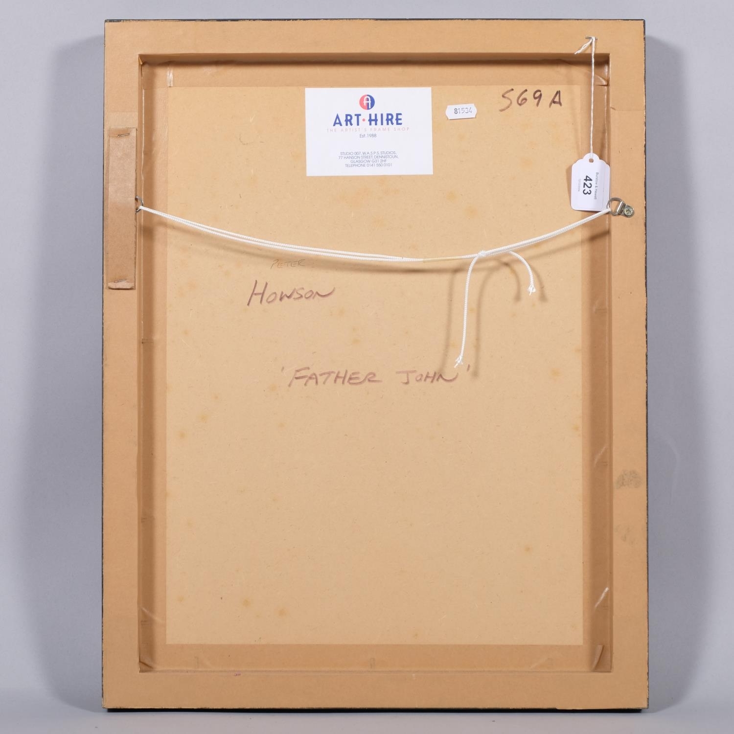 Peter Howson Obe | Peter Howson Father John (2010) | MutualArt