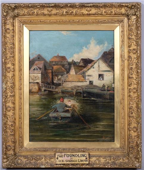 Cecil Gordon Lawson | The foundling (Chelsea Harbour on the Thames ...