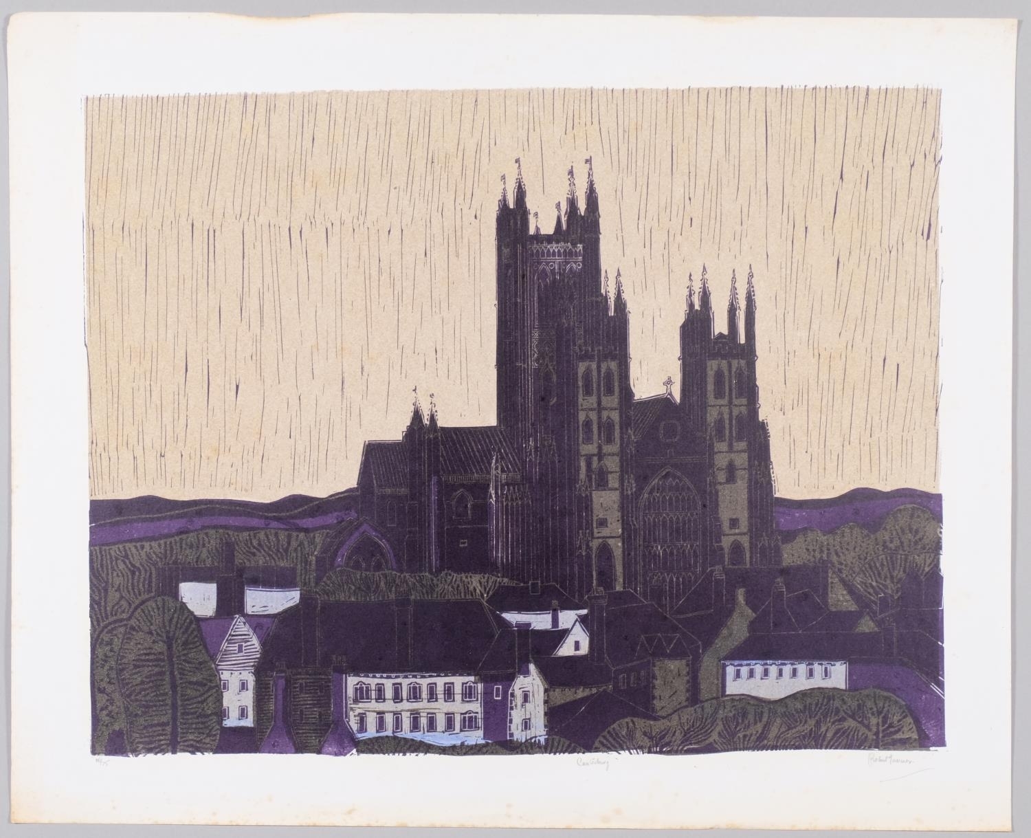 Robert Tavener | limited edition linocut | MutualArt