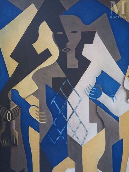 Juan Gris | Cubist Harlequin (1953) | MutualArt
