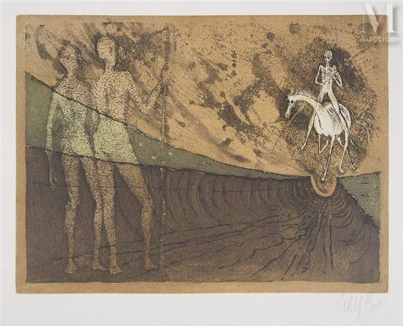 Lars Bo | The Rider's Arrival (1975) | MutualArt