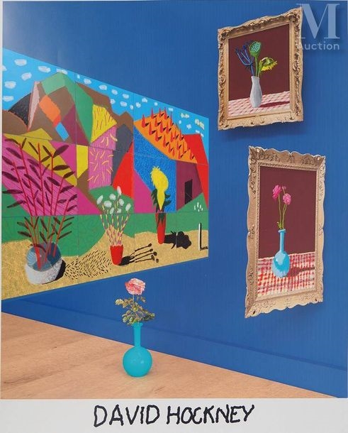 David Hockney | 20 Flowers and Some Bigger Pictures (2022) | MutualArt