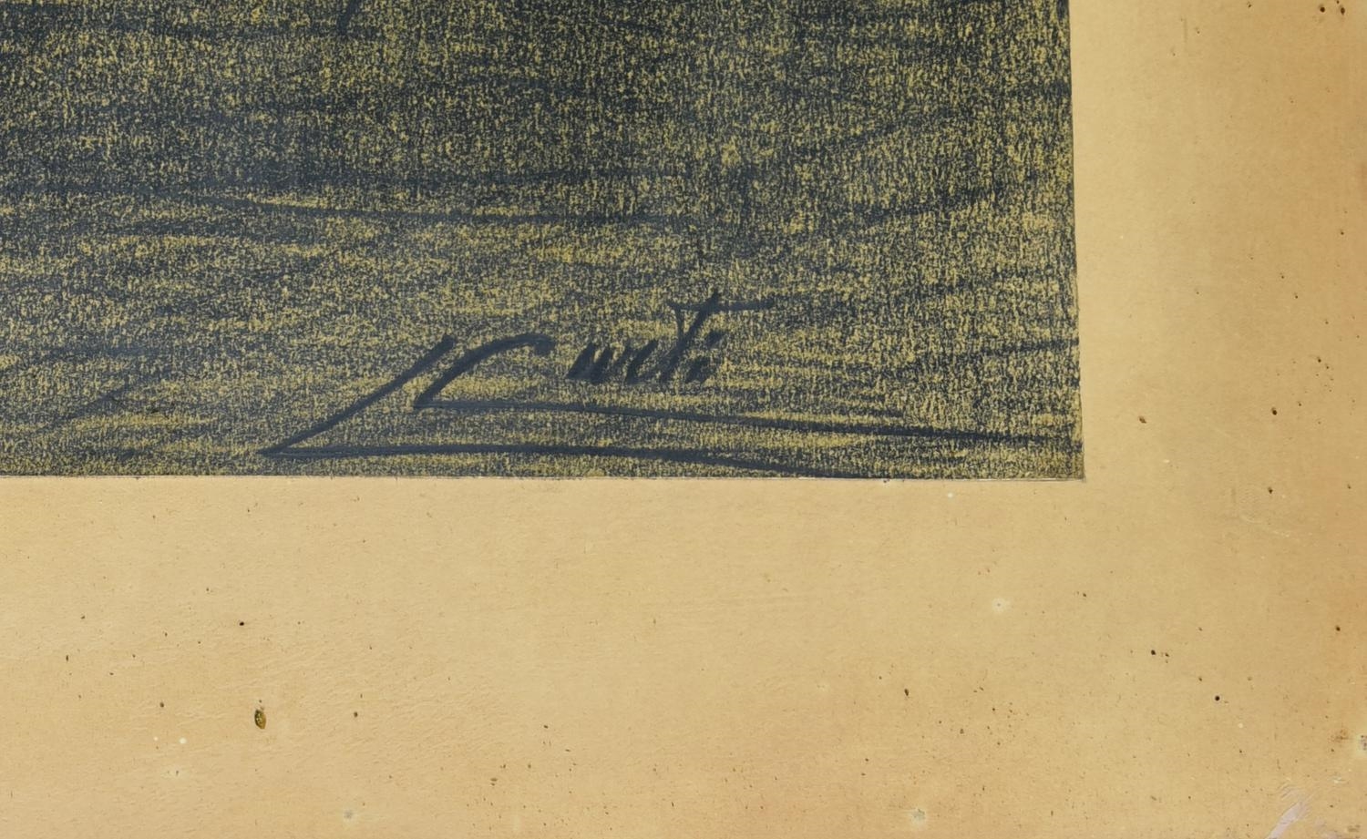 Luigi Curti | BASILICA DI SAN BABILA pastello su carta | MutualArt