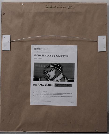 Michael Close | Abstract Portrait | MutualArt