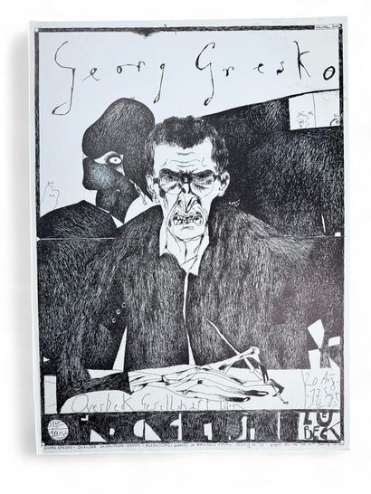 Horst Janssen | Georg Gresko, 1967. Original lithographic poster ...