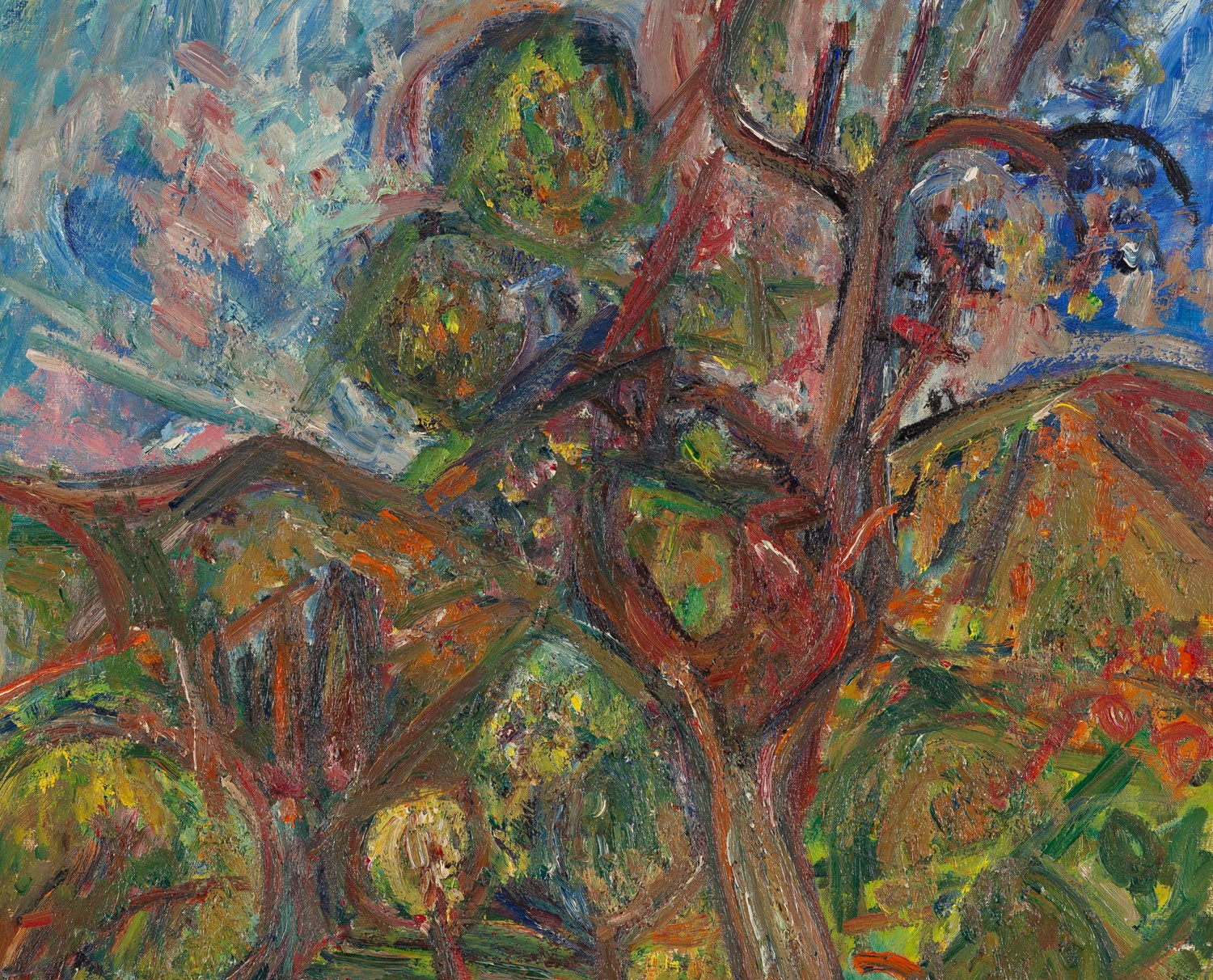 Pinchus Krémègne | Landscape with trees | MutualArt