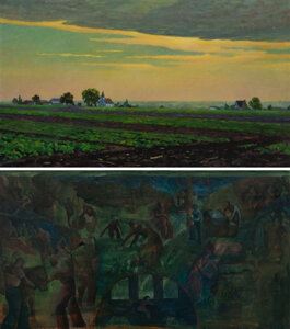 Olin Travis | Field Crops (double-sided) | MutualArt