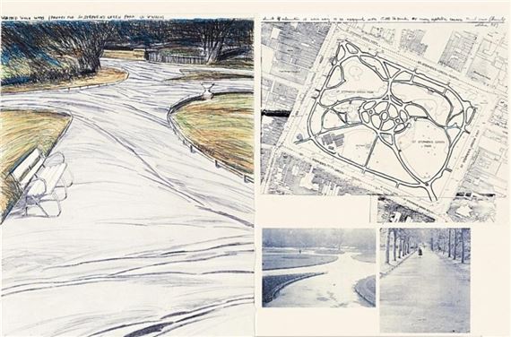 Christo | CHRISTO AND JEANNE-CLAUDE, 'WRAPPED FLOORS', COLOR LITHOGRAPH ...