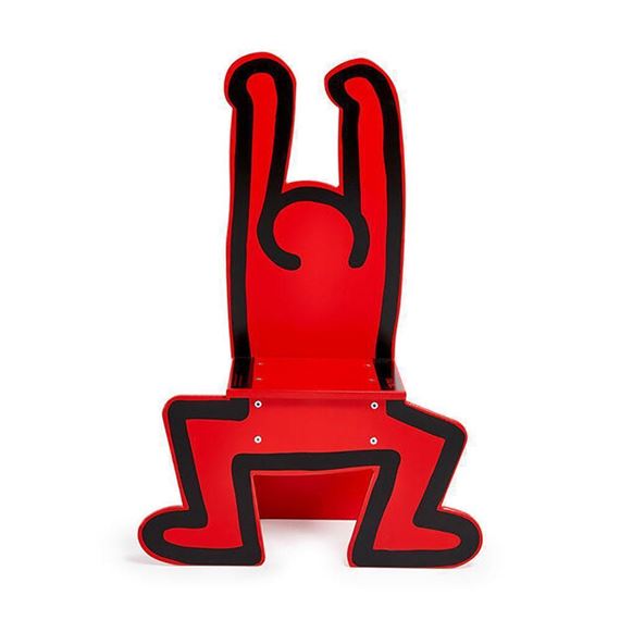 Keith Haring | KEITH HARING KIDS CHAIR 'RED (2019) | MutualArt