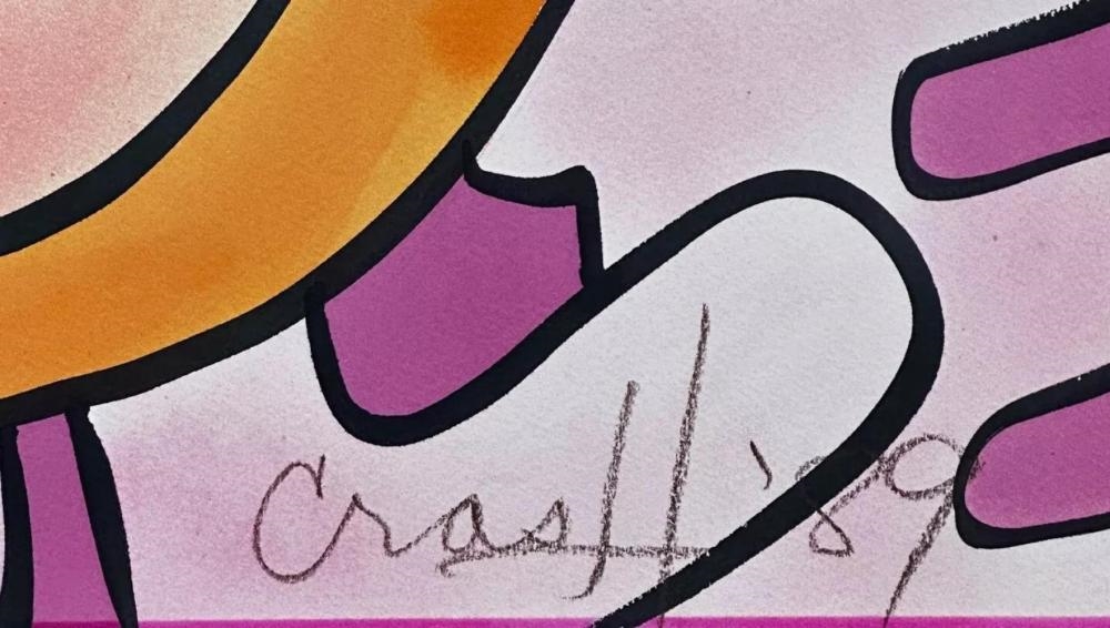 CRASH | JOHN MATOS CRASH WATERCOLOR 1989 (1989) | MutualArt