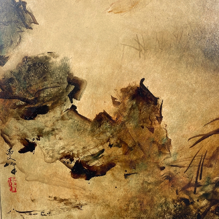 Lee Man Fong | LEE MAN FONG OIL PAINTING GOLD FISH | MutualArt