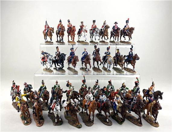 Del Prado | A collection of Del Prado model soldiers mounted on ...