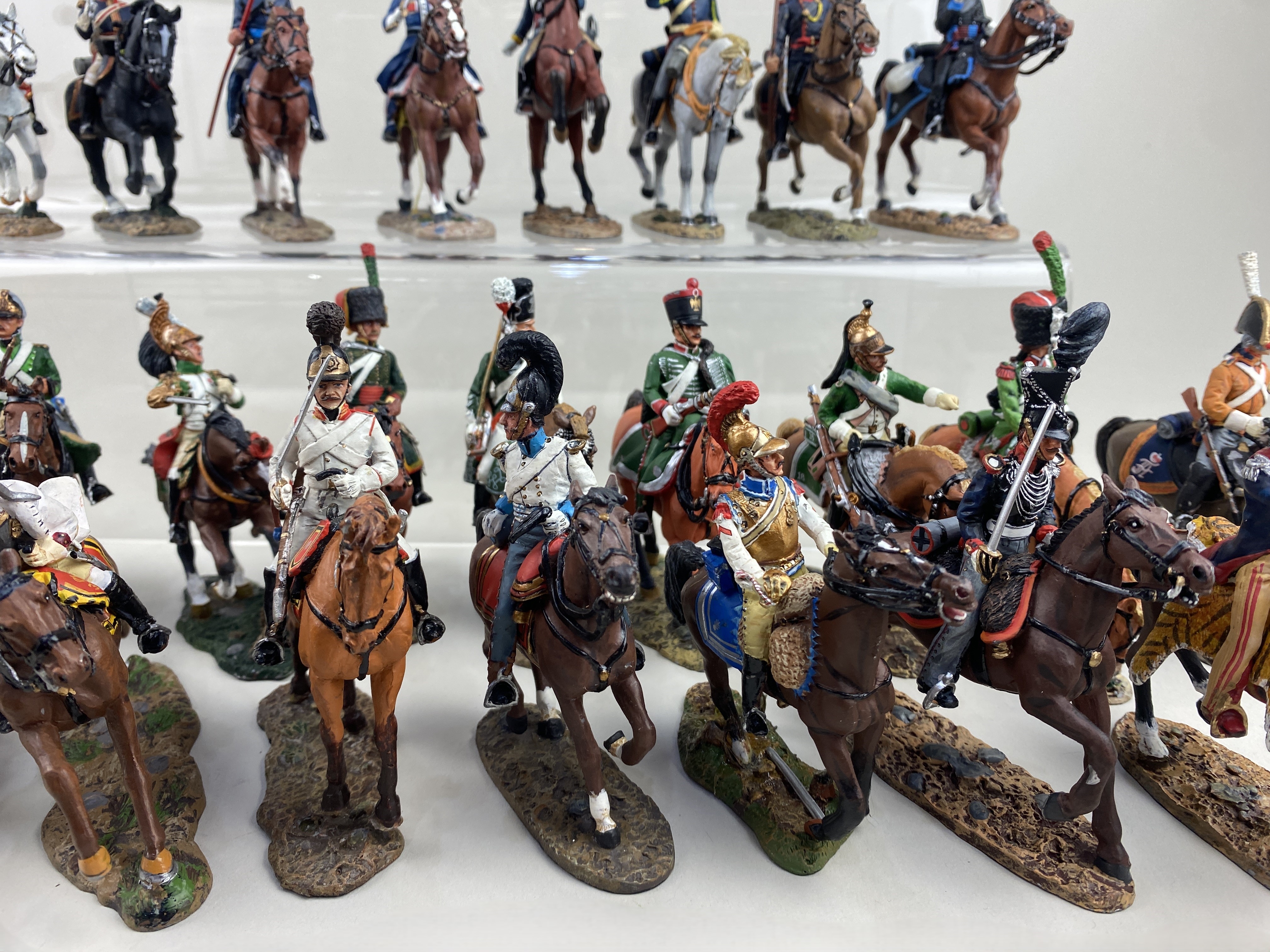 Del Prado | A collection of Del Prado model soldiers mounted on ...