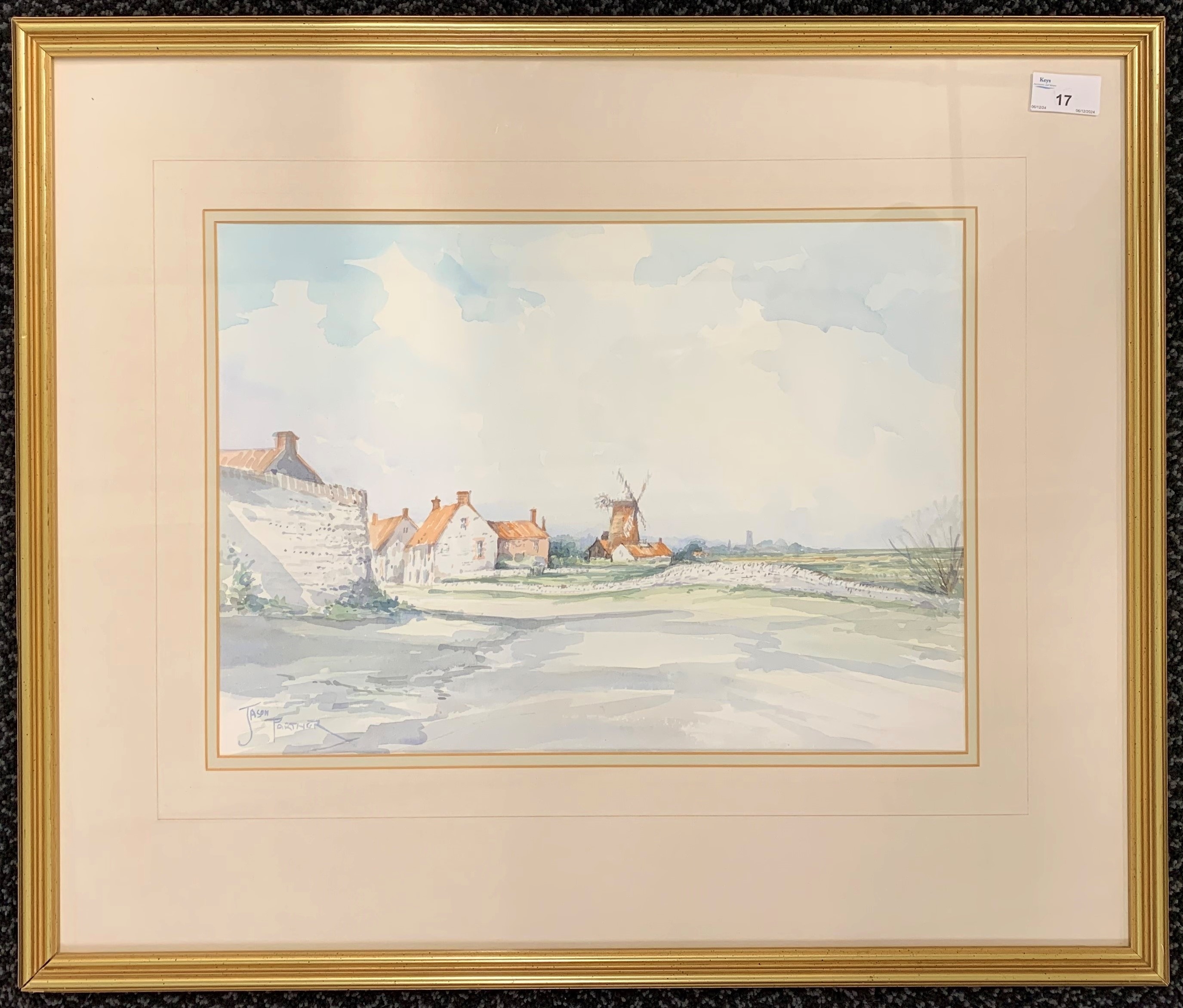 Jason Partner | 'The Mill from the Salthouse Road (1988) | MutualArt