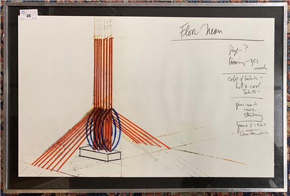 Stephen Antonakos | Flow Neon (1969) | MutualArt