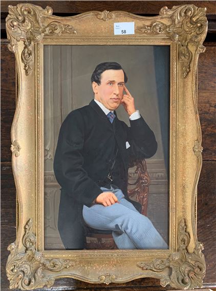 Charles Spencelayh | Portrait of a seated gentleman | MutualArt