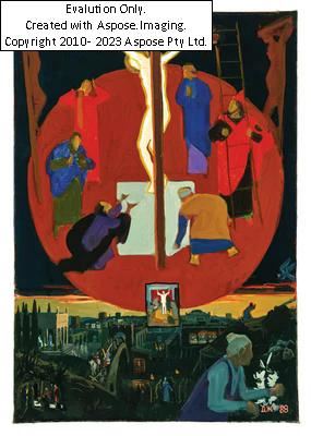 Dimitri Zhilinsky | Sketch for the work ‘Descent from the Cross’ (1988 ...