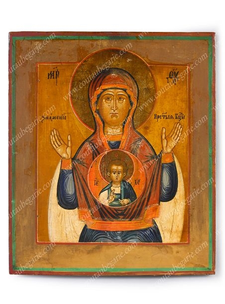 Russian School, 19th Century | HOLY MOTHER OF GOD BLACHERNITISSA (Mid ...