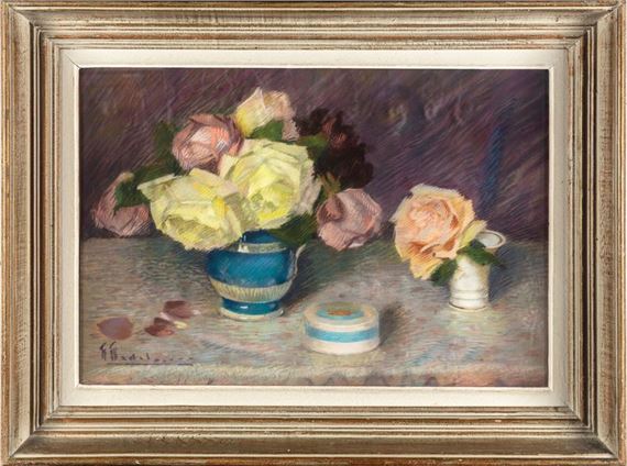 Hyppolite Madelaine | Flowers Pastel | MutualArt