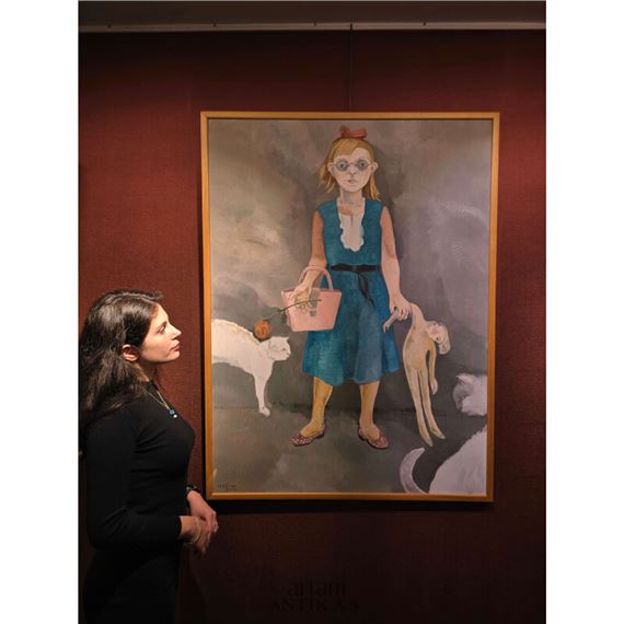 Neşe Erdok | Pembe Çantalı Kız (2007) | MutualArt