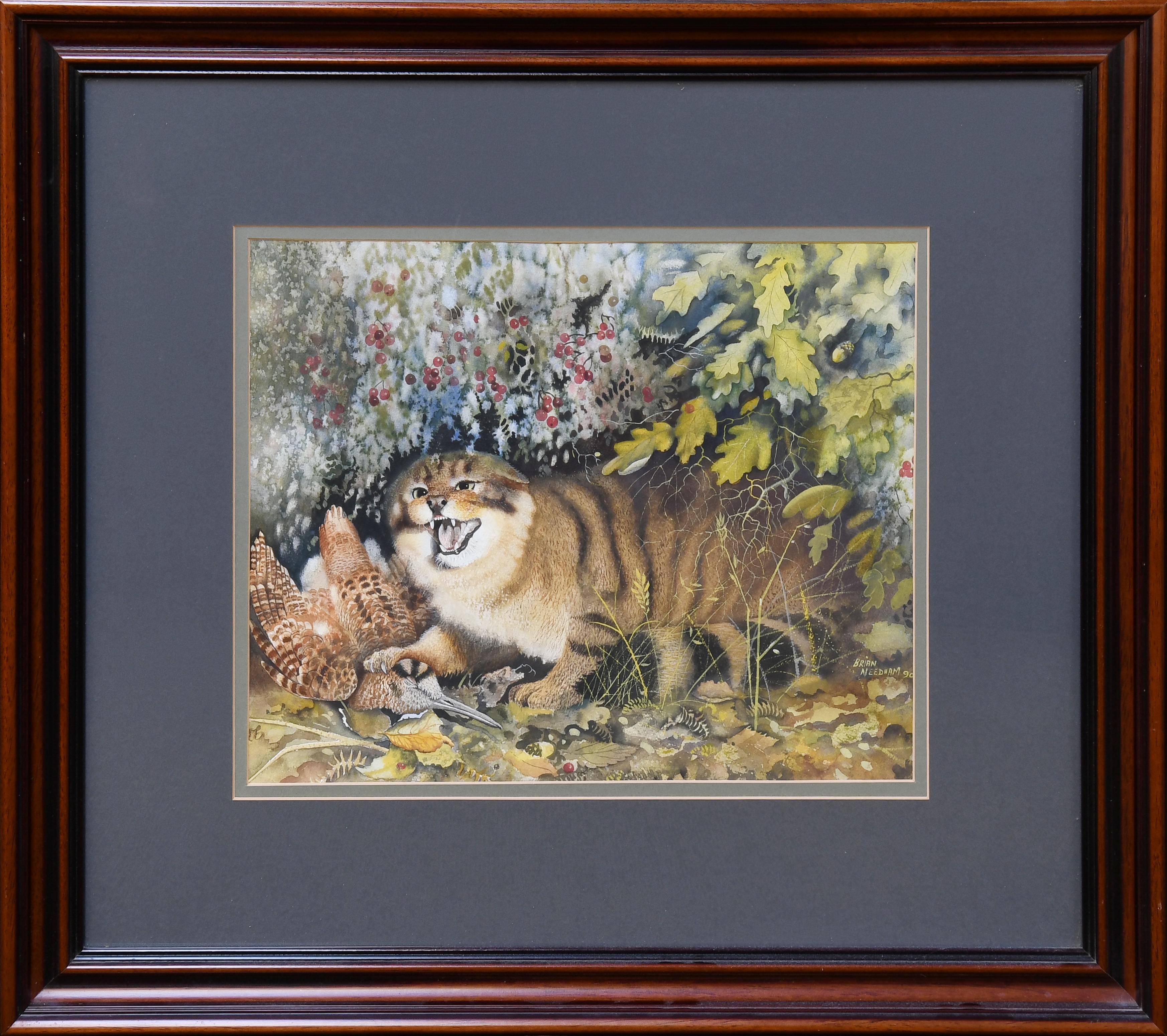 Brian Needham | Cheetahs by the watering hole | MutualArt