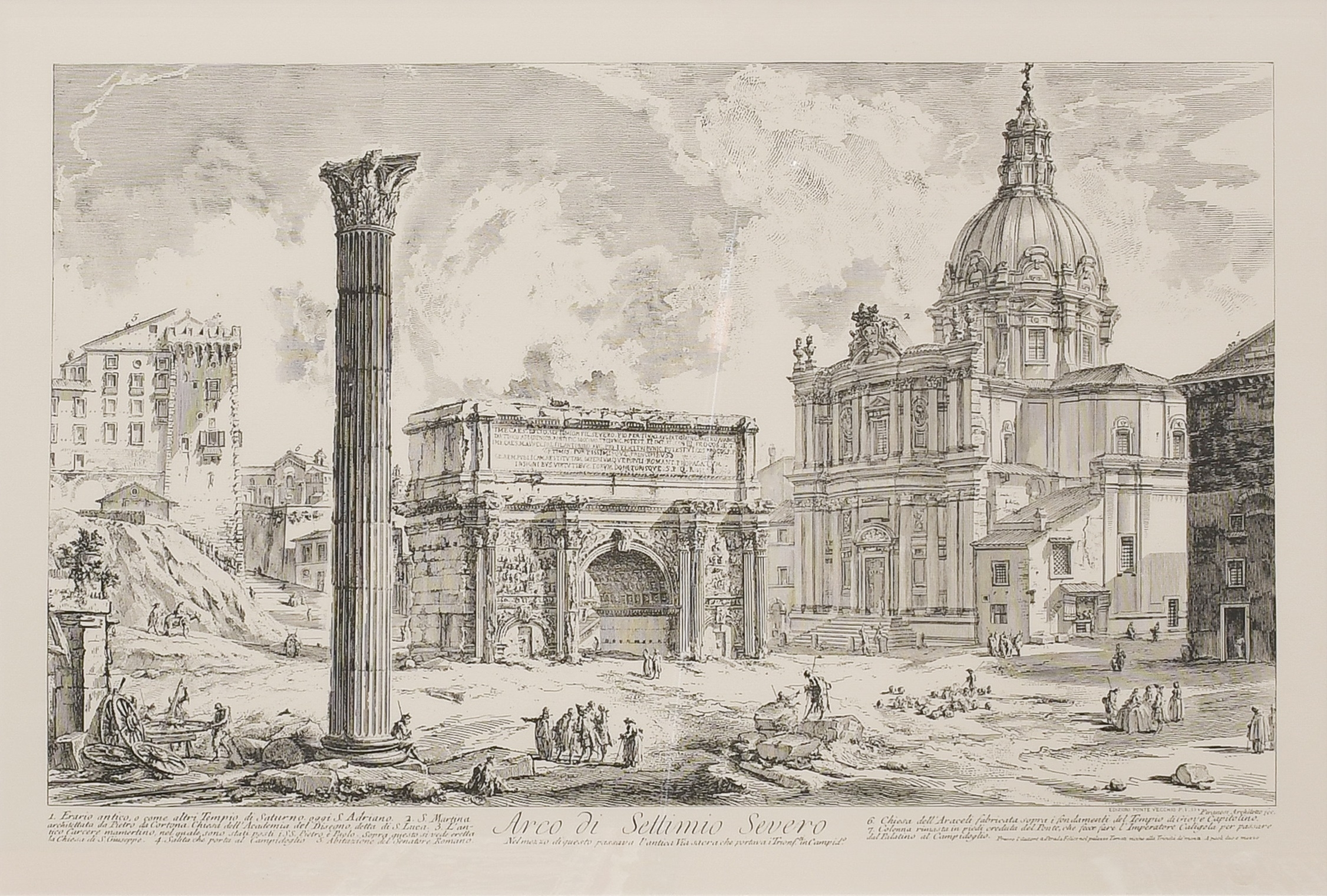 Giovanni Battista Piranesi | Veduta di Piazza Navona sopra le rovine ...