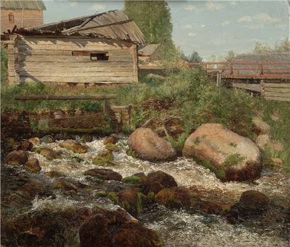 Alexander Alexandrovich Kiselev | At the ruined mill | MutualArt