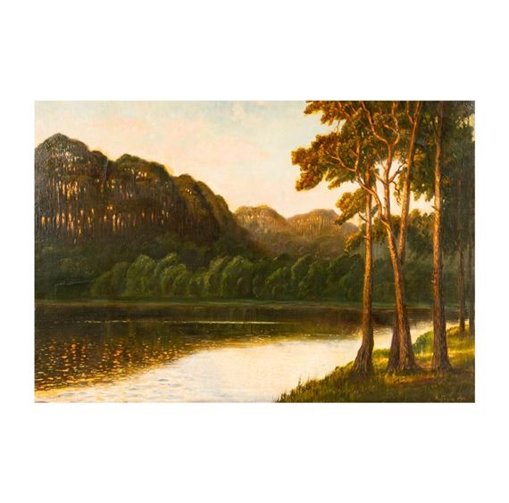 Alexander Fedorovich Gaush | Russian School: Landscape (1905) | MutualArt