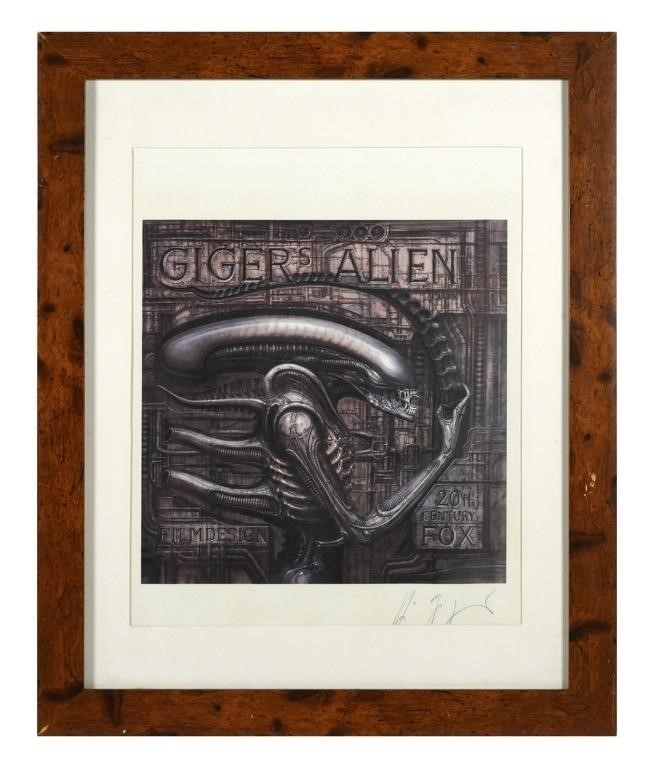 H. R. Giger | H.R. GIGER Signed Print Alien | MutualArt