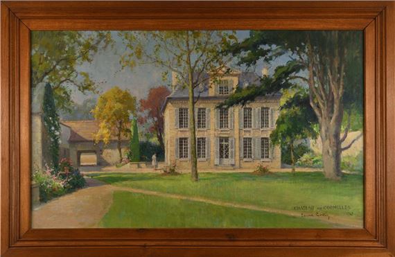 Edouard Léon Cortès | Edouard CORTES (1882-1969) Château de Cormelles ...