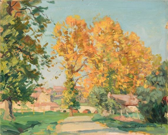 Maurice Menardeau | Maurice MENARDEAU (1897-1977) Country landscape Oil ...