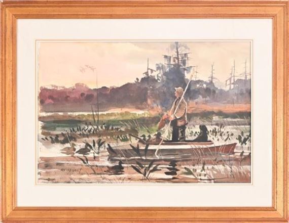 Chet Reneson | Chet Reneson Original Watercolor Painting | MutualArt