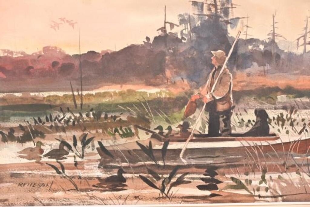 Chet Reneson | Chet Reneson Original Watercolor Painting | MutualArt