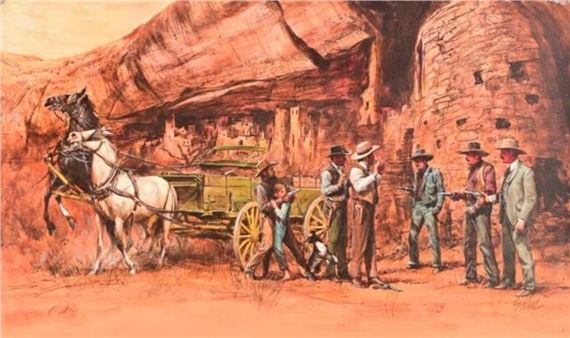 Guy Deel | Stagecoach Station Mesa Verde Guy Deel Paintings | MutualArt