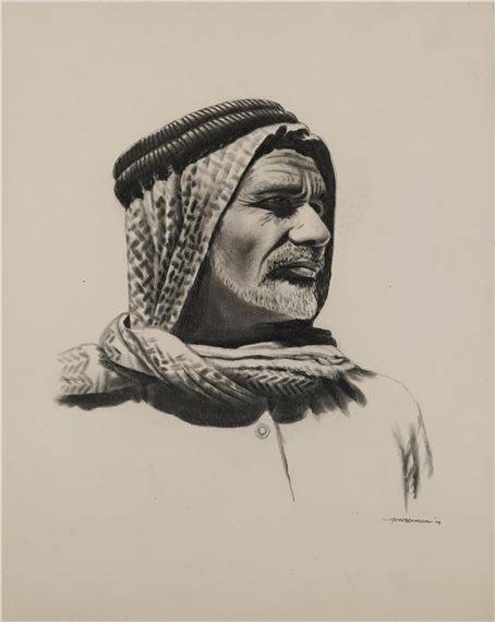 Meher Raheem | Meher Raheem - Head and shoulders portrait of an Arabic ...