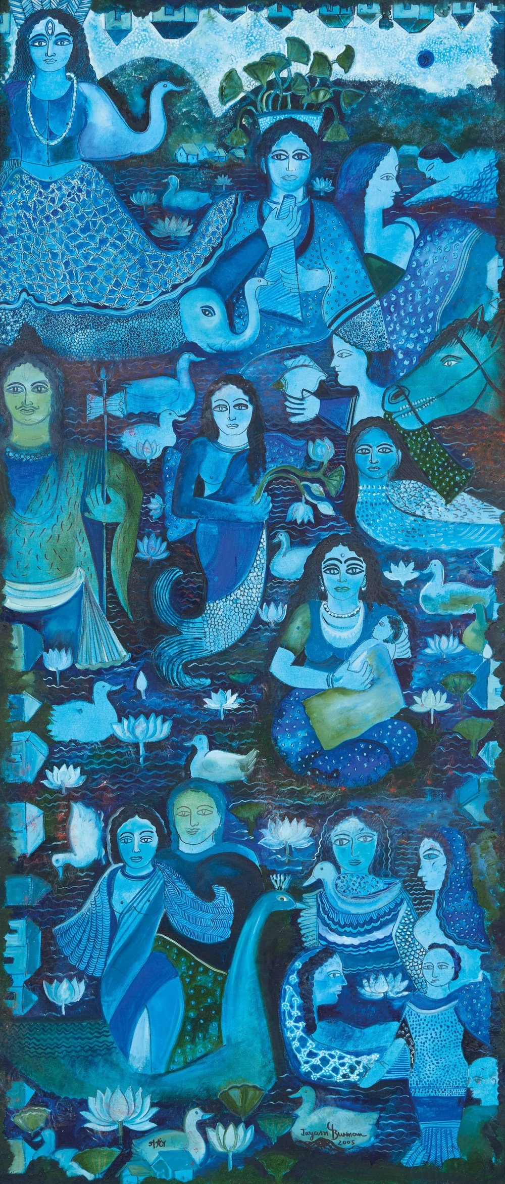 Jayasri Burman | Untitled (Divine Mother (2005) | MutualArt