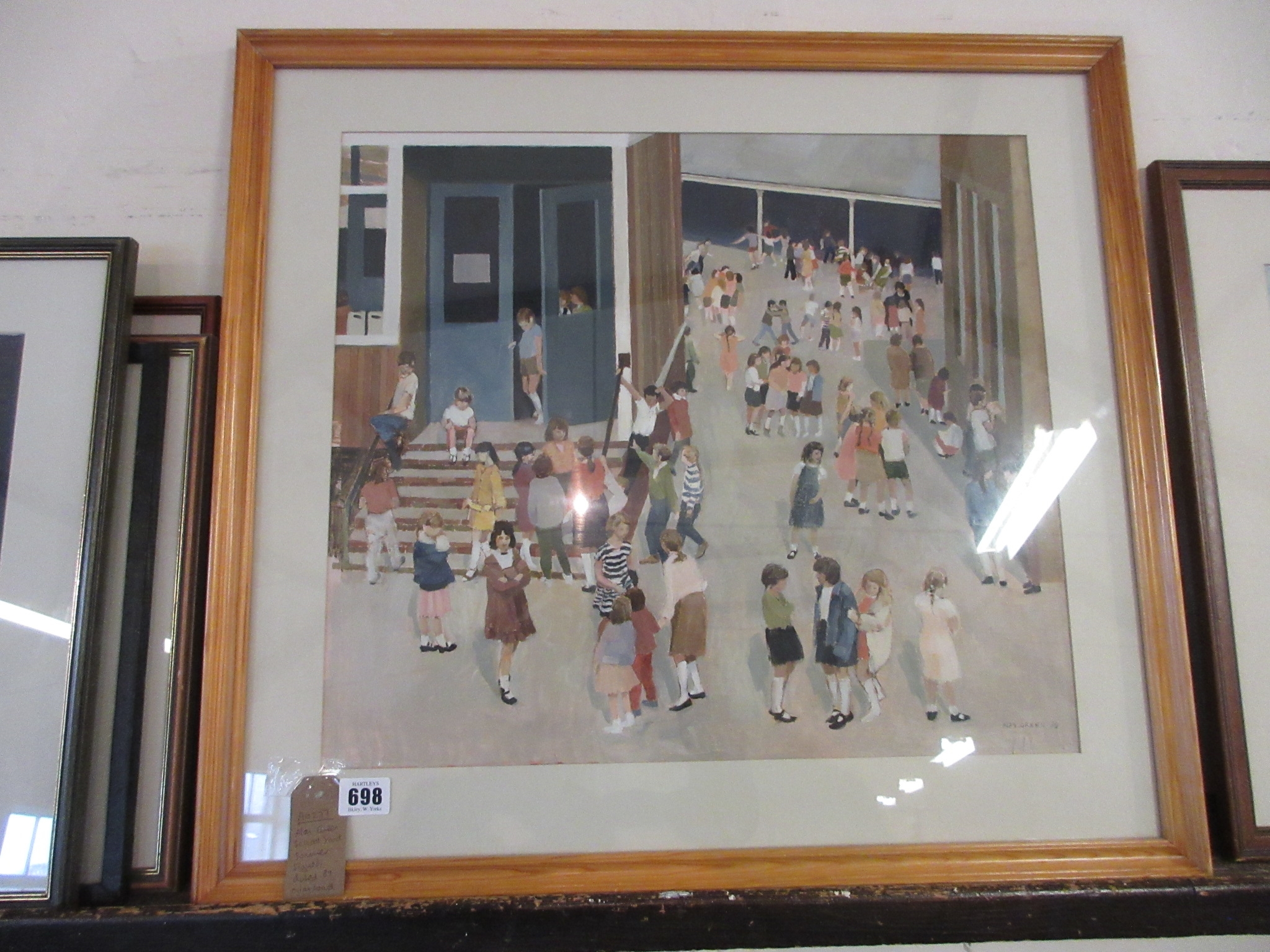 Alan John Green | ALAN JOHN GREEN SCHOOL YARD SUMMER SIGNED AND DATED ...