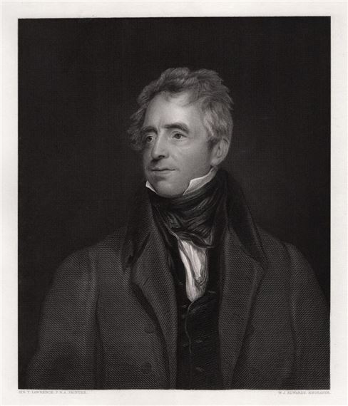 Sir Thomas Lawrence | 1800s Thomas LAWRENCE Engaving Fawcett | MutualArt