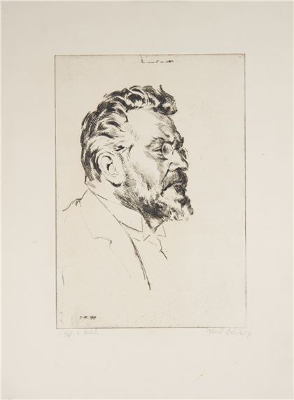 Emil Orlik | PORTRAIT OF MAX SLEVOGT; PORTRAIT OF EMIL ORLIK; Rutta ...