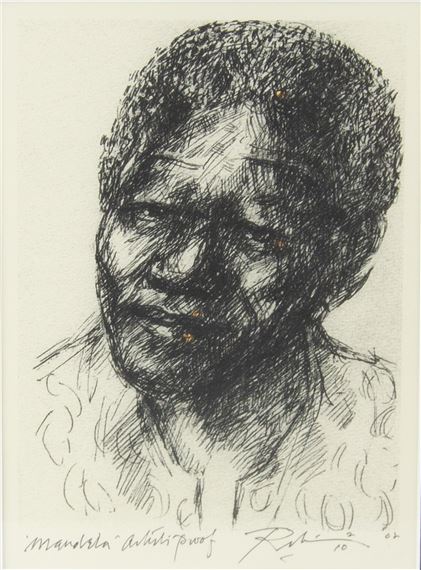 Harold Riley | Mandela | MutualArt