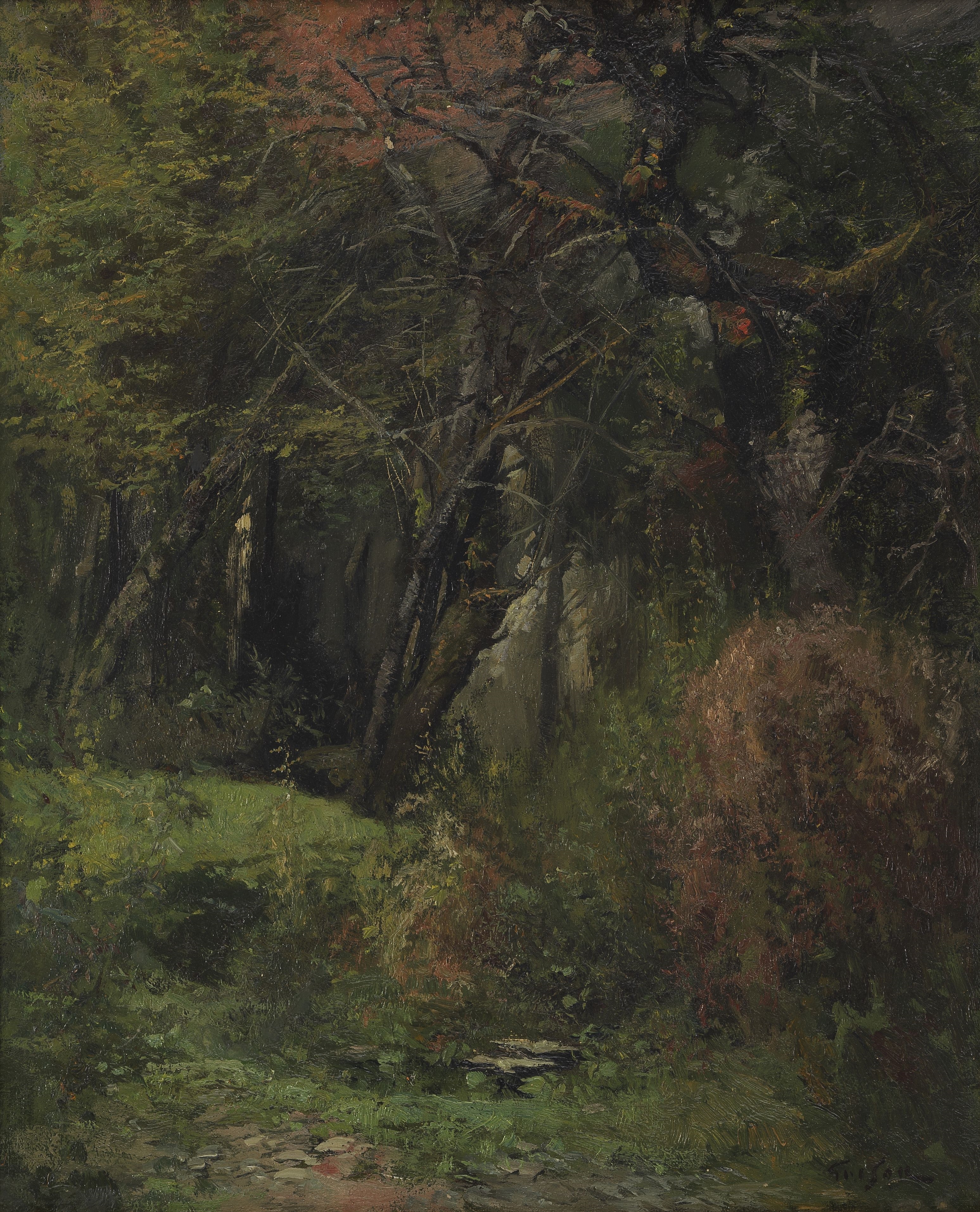 François Adolphe Grison | Etude de foret | MutualArt