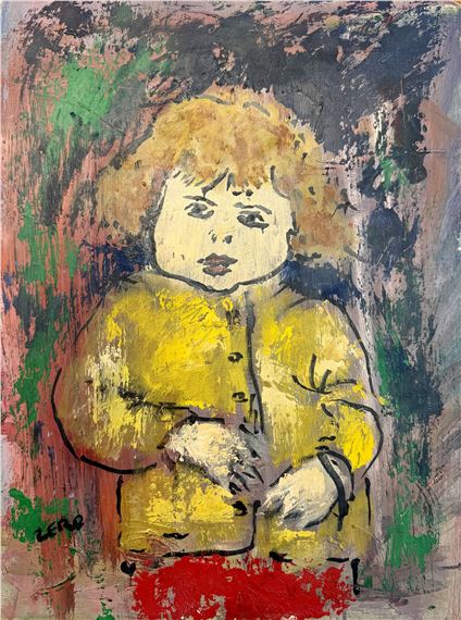 Zero Mostel | Portrait d'une petite fille | MutualArt