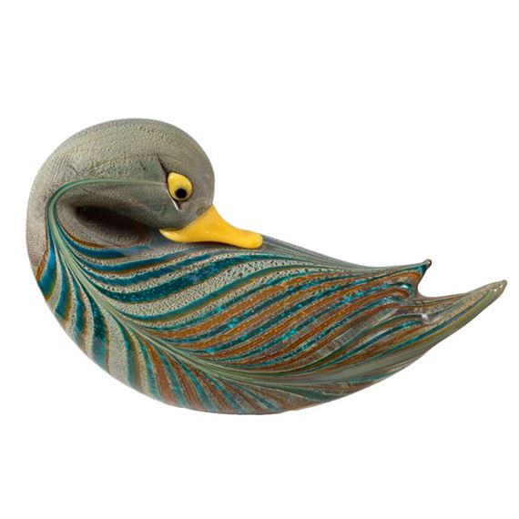 Franco Moretti | Pato en cristal de Murano de Franco Moretti | MutualArt