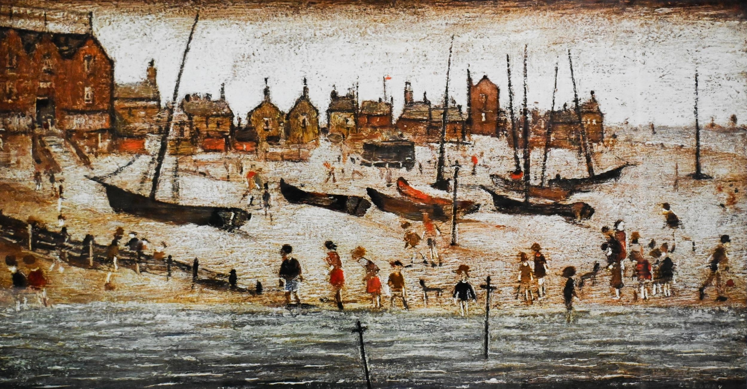 Laurence Stephen Lowry | The Beach | MutualArt