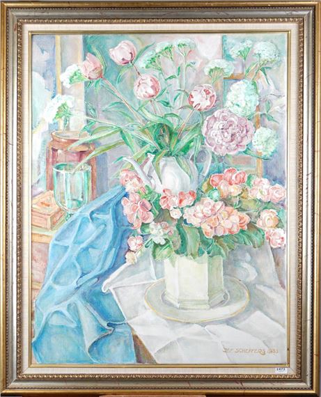 Jef Scheffers | Flower still life (1983) | MutualArt